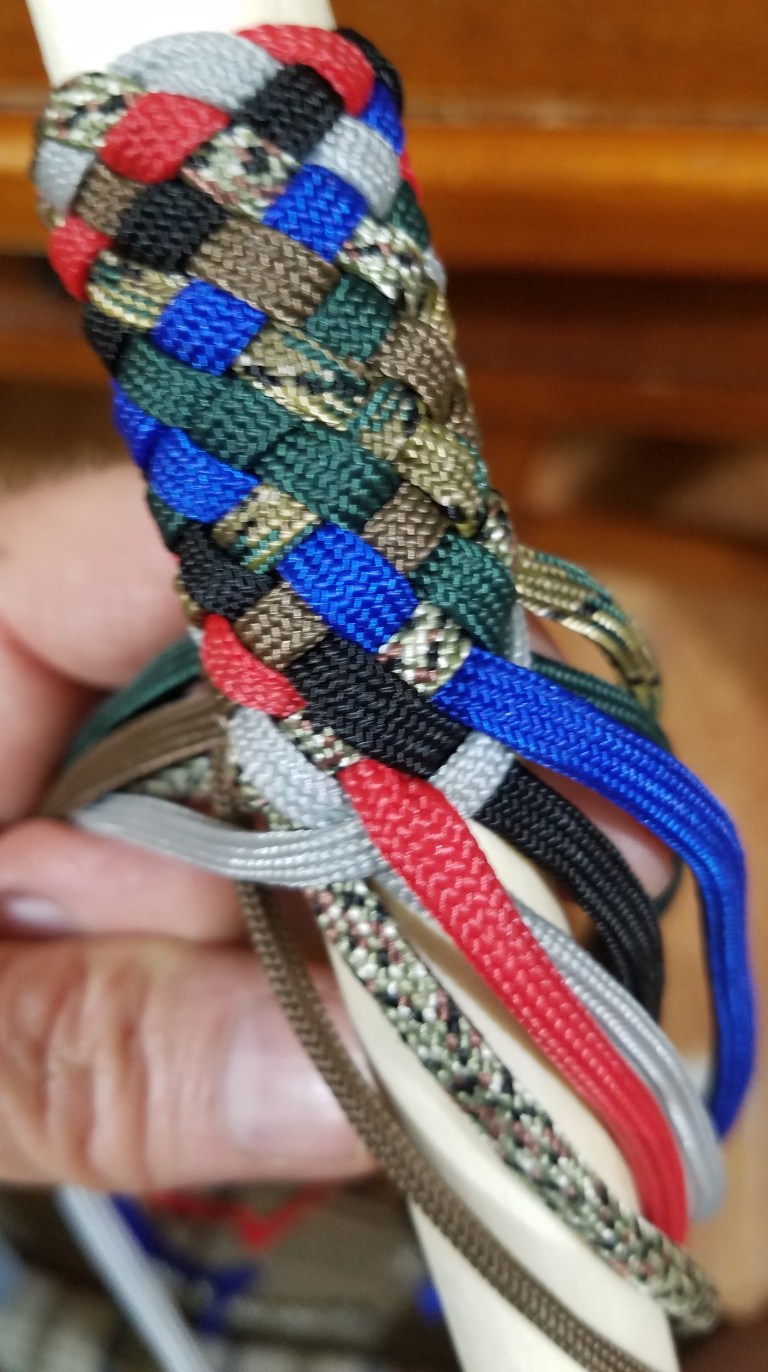 Transition: 16 Strand Diamond Plait to Herringbone Plait – Palo Duro Whips