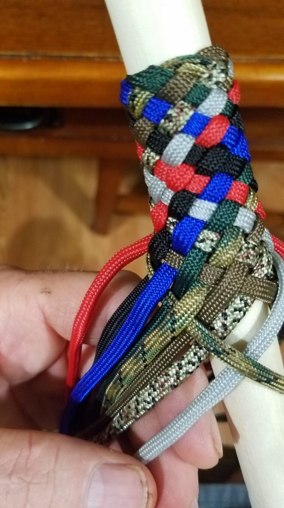 Transition: 16 Strand Diamond Plait to Herringbone Plait – Palo Duro Whips