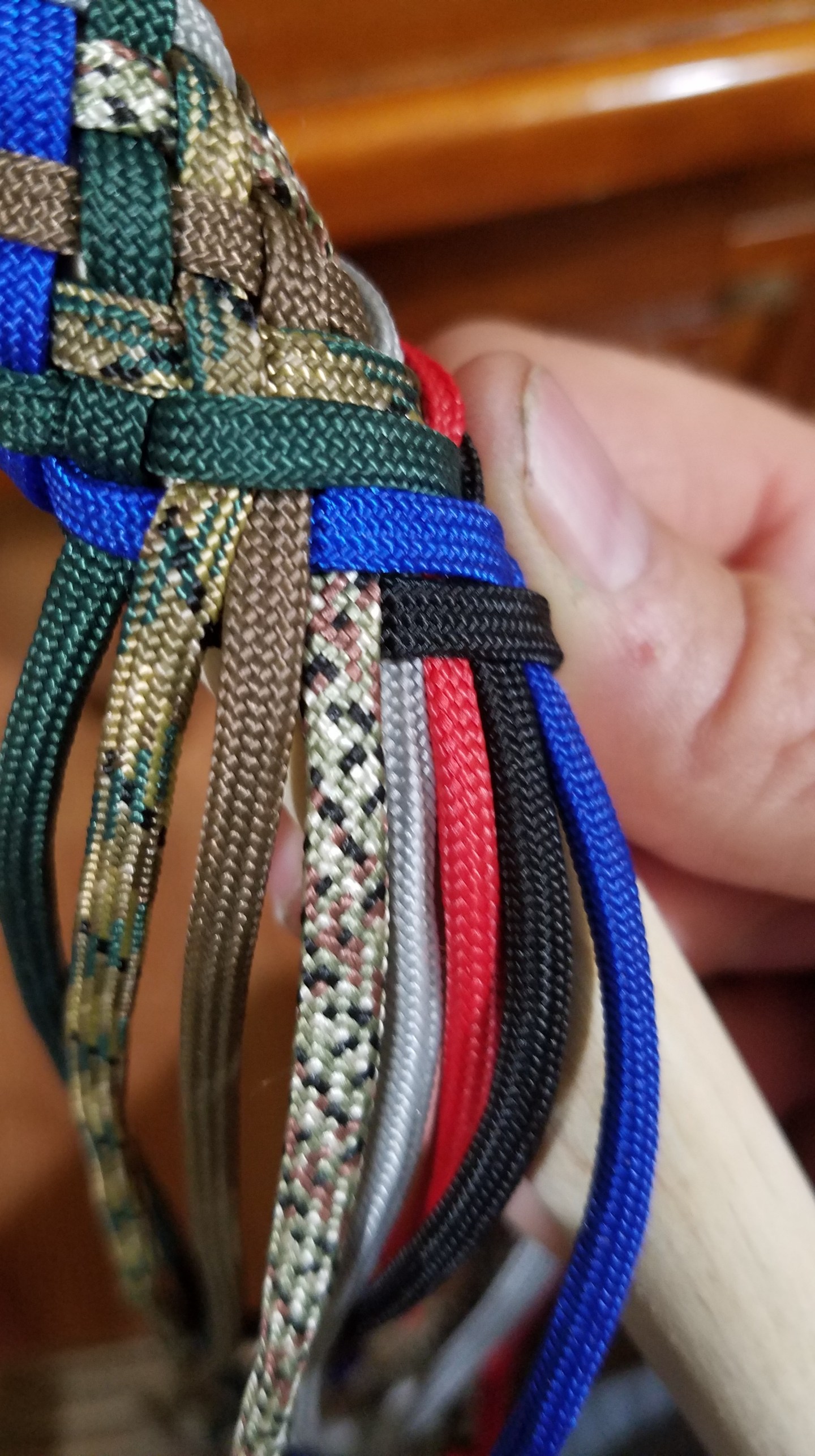 Transition: 16 Strand Diamond Plait to Herringbone Plait – Palo Duro Whips