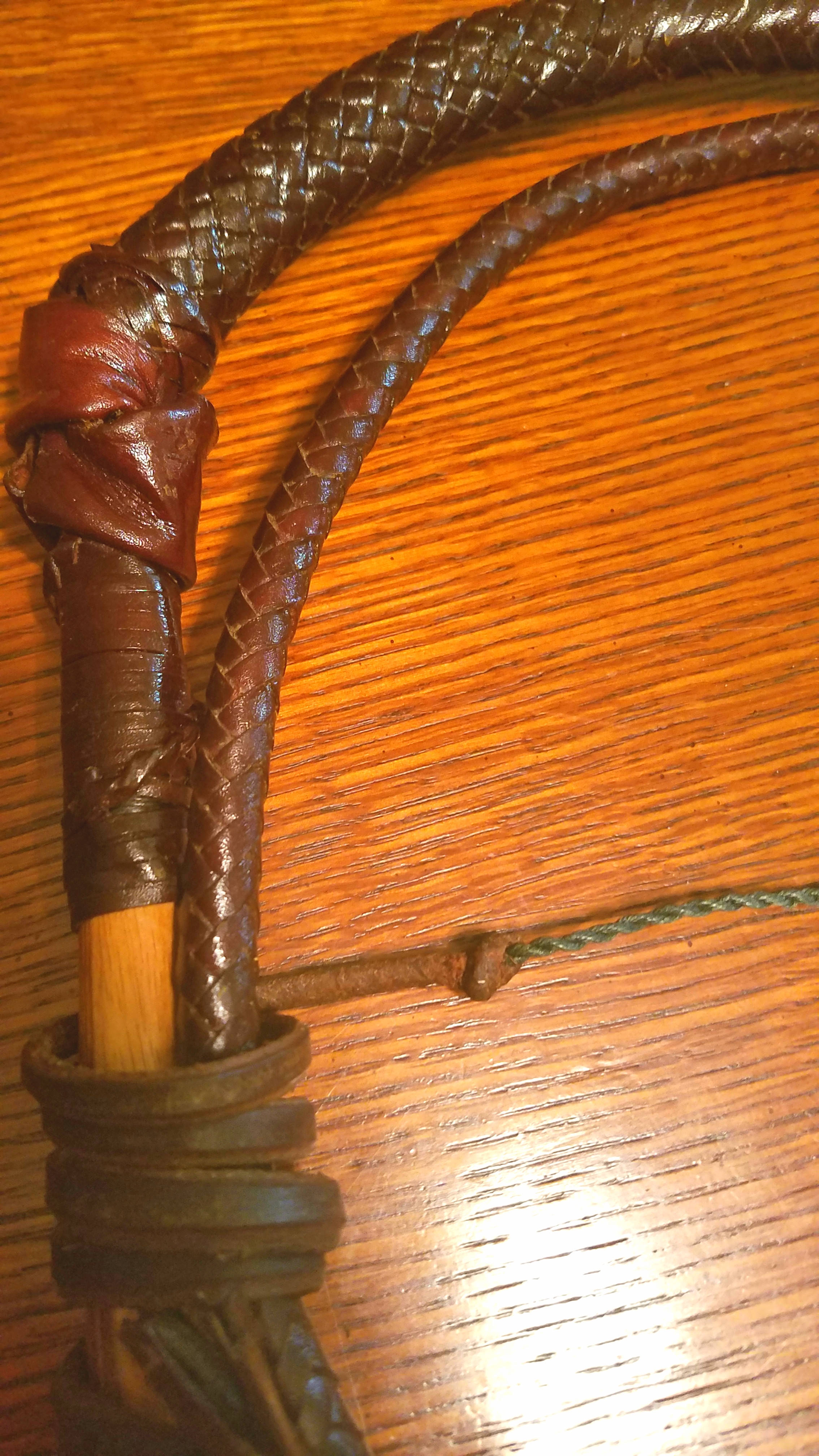 6 ft Kangaroo hide Stock Whip – Palo Duro Whips